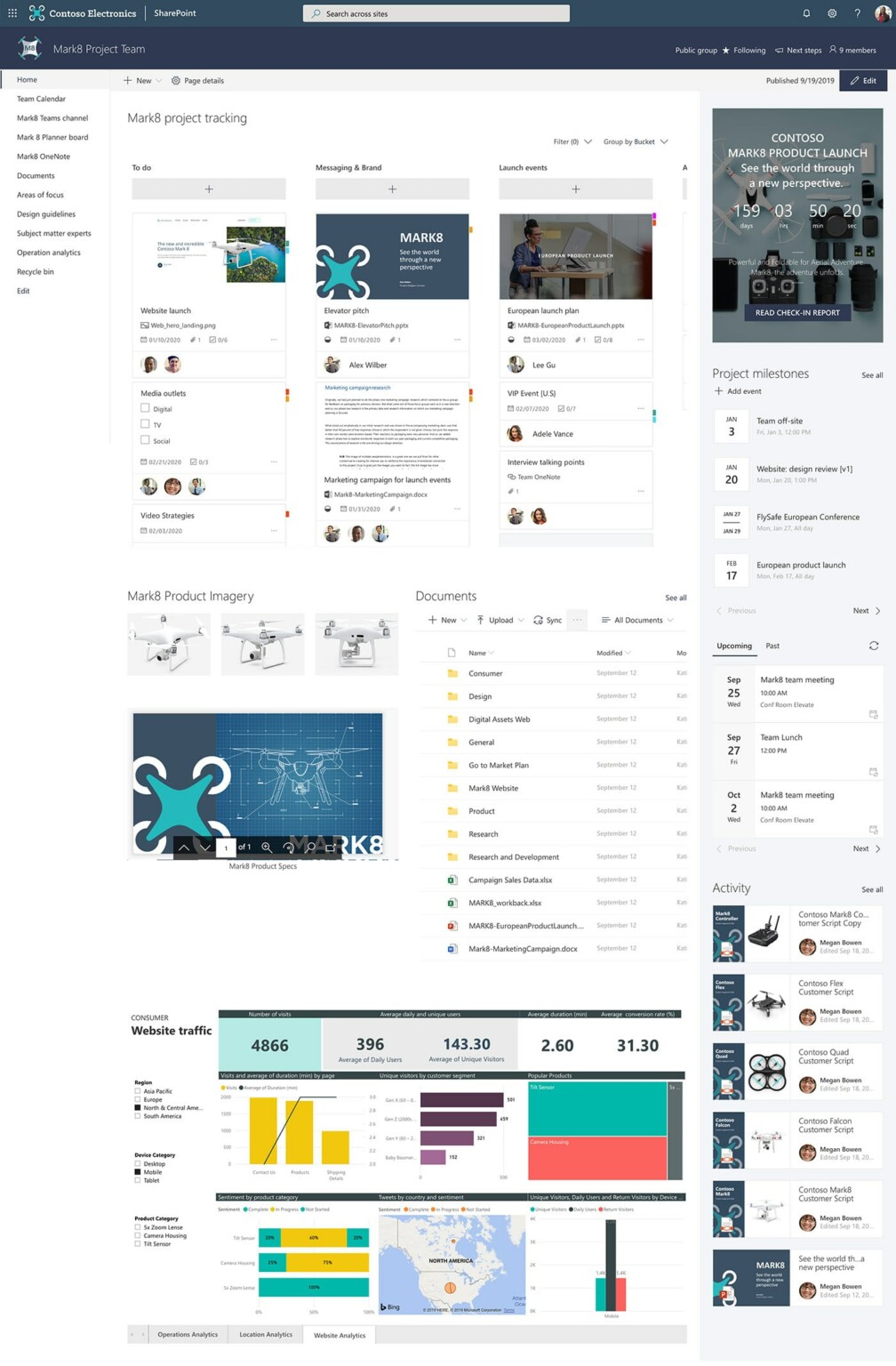 Exemplos de intranet com SharePoint | Mindtek