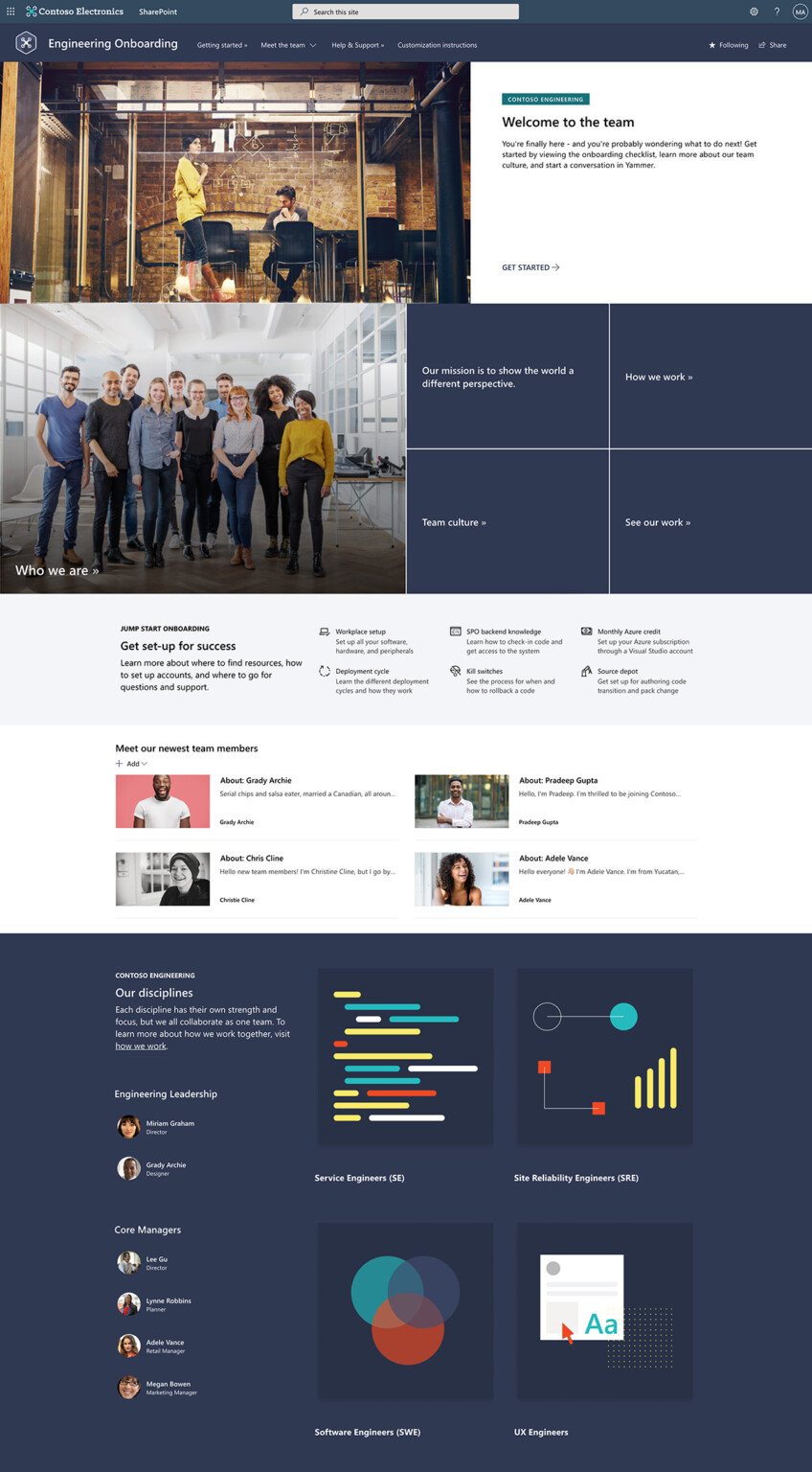 Exemplos de intranet com SharePoint | Mindtek