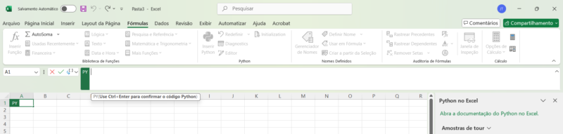 Aprenda a utilizar o Python no Excel