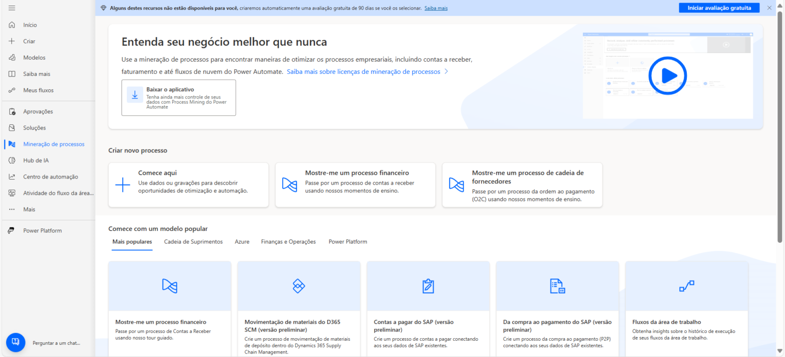 Conheça as funcionalidades do Power Automate